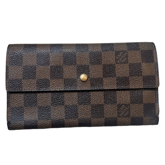 Louis Vuitton | Bags | Louis Vuitton Damier Long Wallet | Poshmark